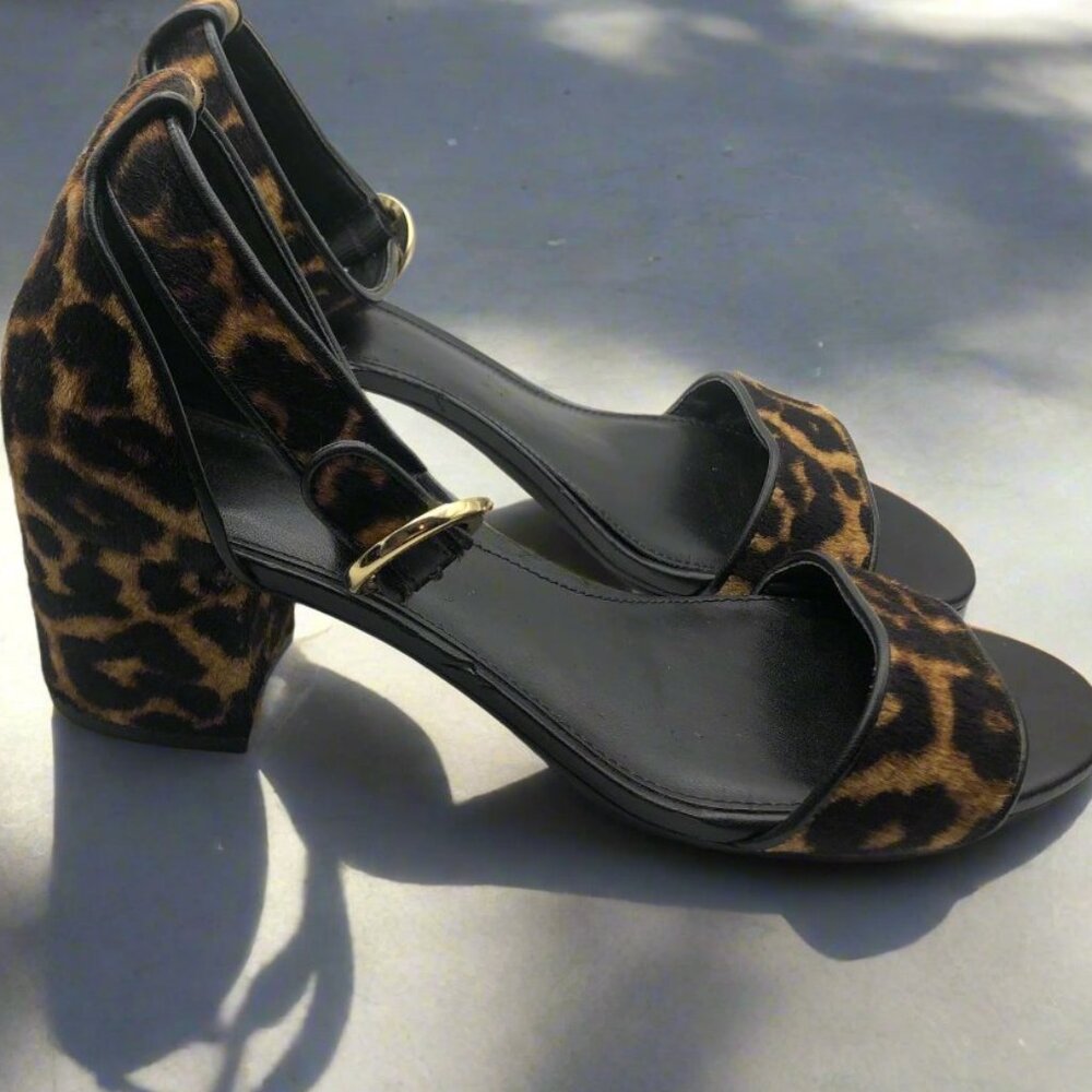 Michael Kors Leopard Print Block Heel Shoe - Gem
